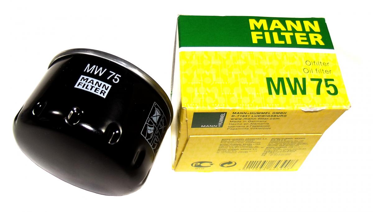 Фильтр масляный MANN MW75 купить в интернет-магазине Созвездие колеса ...
